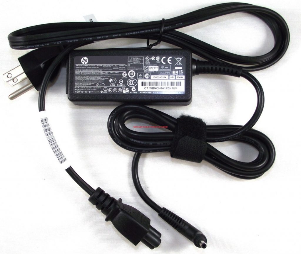 Cargador HP MINI 19.5V 2.5A 40W – Tipo de Punta HP Mini Bullet Negro 4. ...